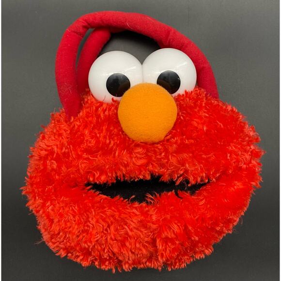 Sesame Street | Toys | 203 Sesame Street Elmo Head Round Plush Furry ...